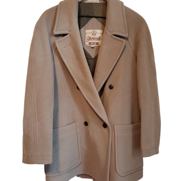 Gloverall | Jackets & Coats | Vintage England Gloverall Greige Wool ...